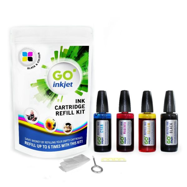 Black and Colour Ink Refill Kit For Canon Cartridges | GO Inkjet